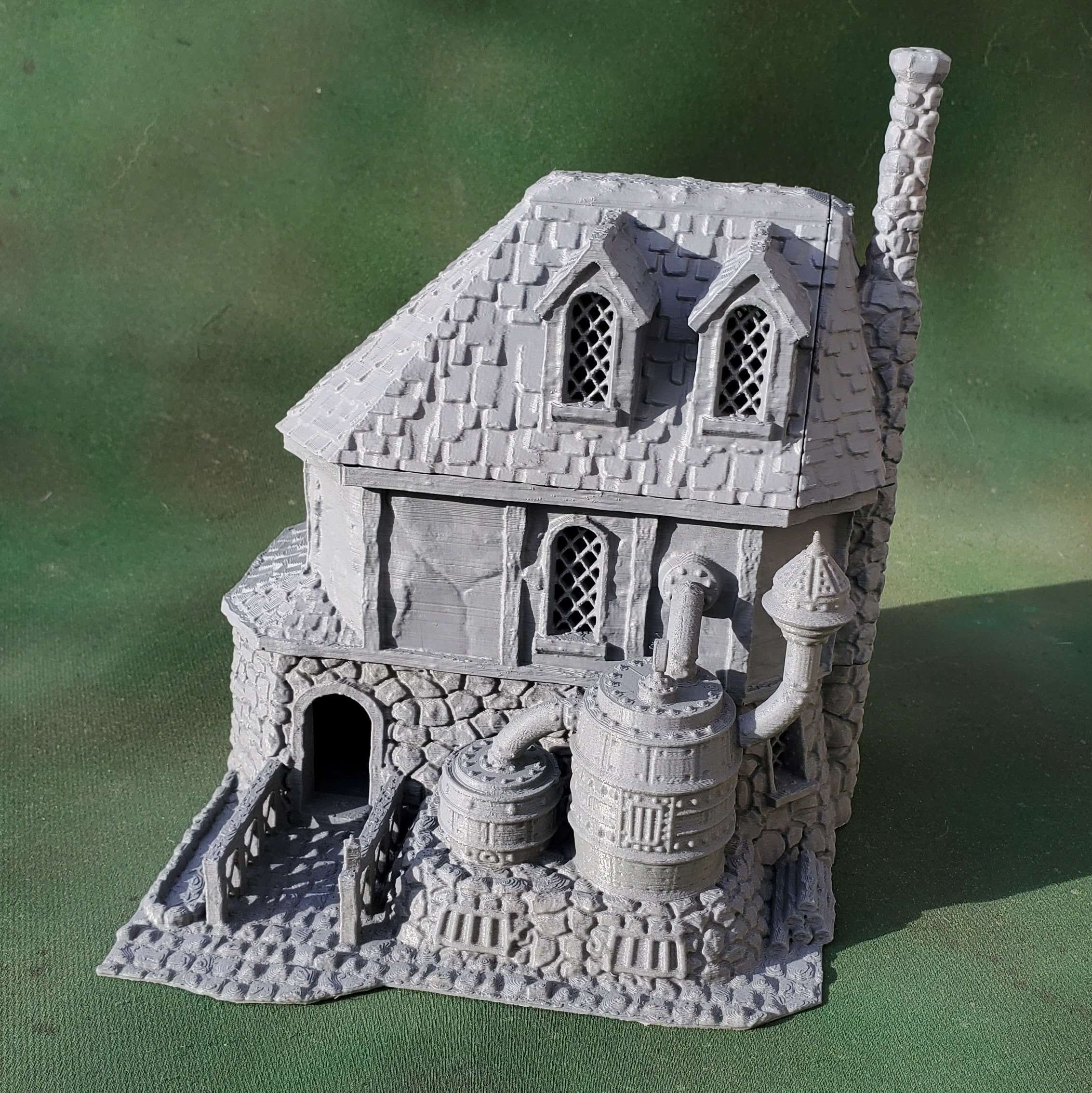 Alchemist House, 3D Print, Building Terrain, Tabletop Miniature, D&D ...