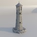 Medieval Lighthouse 3D Print, Building Terrain, 28mm, Port, Model ...