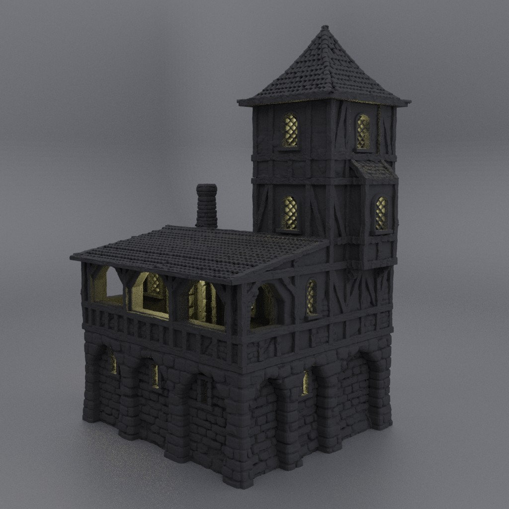 Village Prison 3D Print, Jail, Cell Block, Building Terrain, Tabletop ...