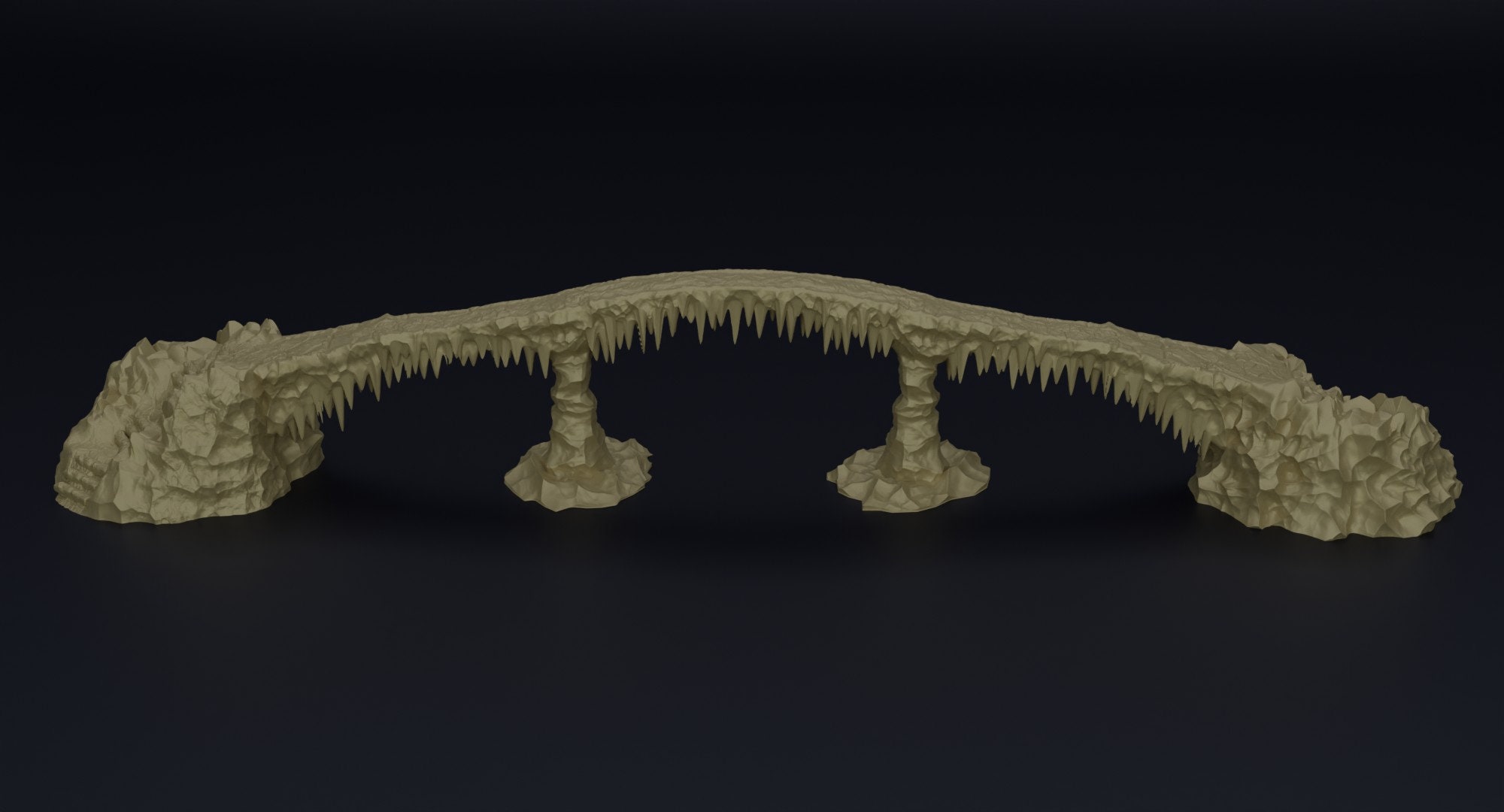 Frozen Bridge 3D Print, Ice Environment Terrain, Tabletop Miniature, D ...