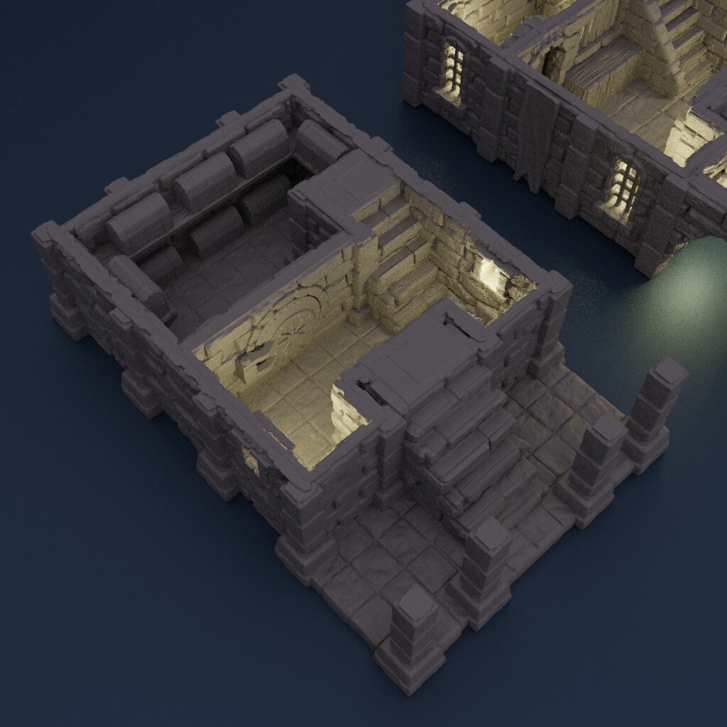 Medieval Bank 3D Print, Building Terrain, Tabletop Miniature, D&D Dnd ...