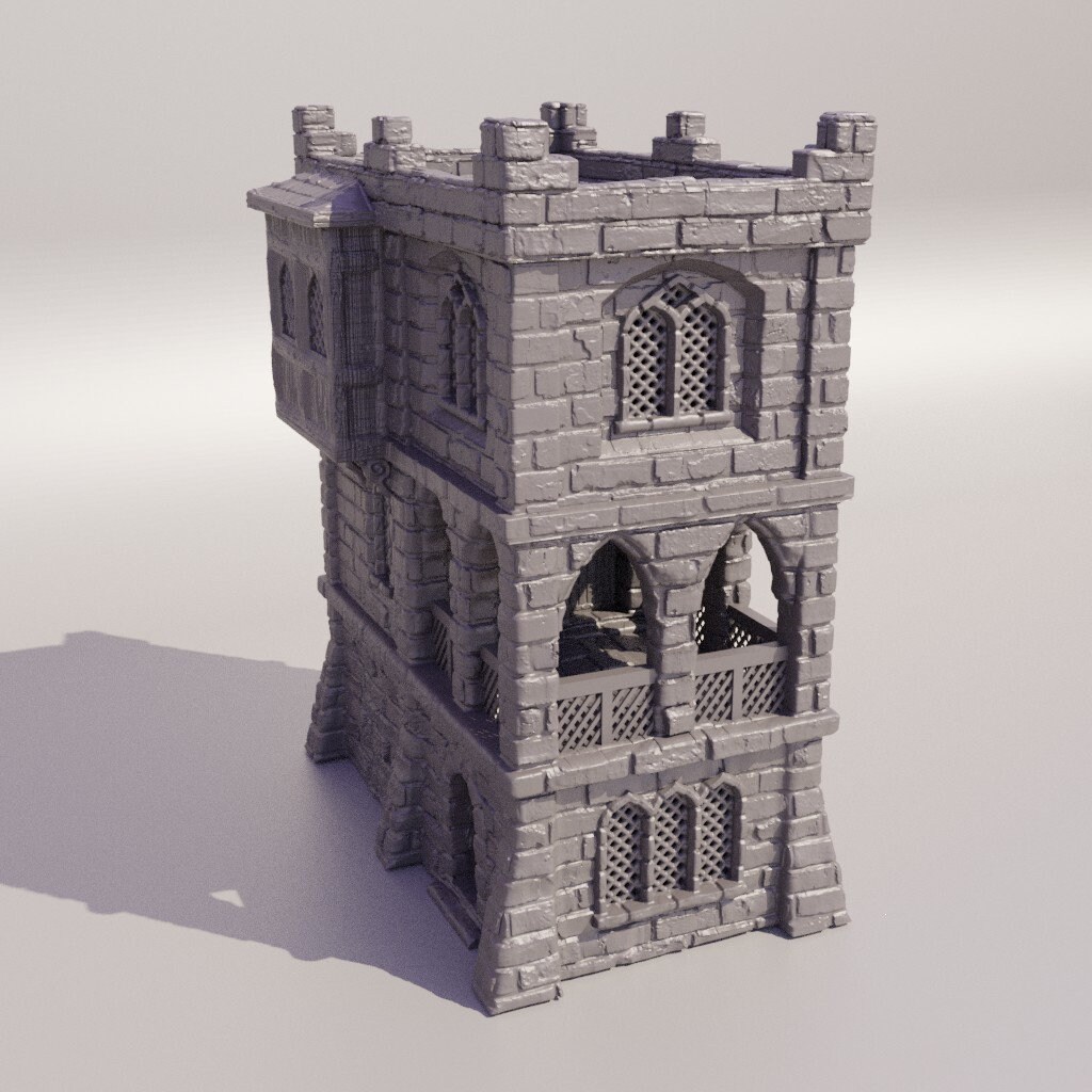 Desert House 3D Print, Building Terrain, Traditional, Arabian, Middle ...