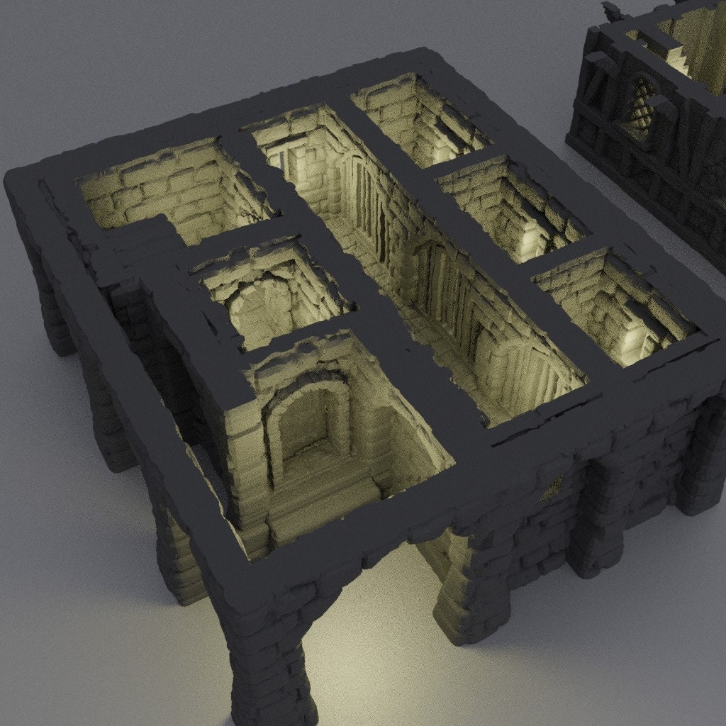 Village Prison 3D Print, Jail, Cell Block, Building Terrain, Tabletop ...