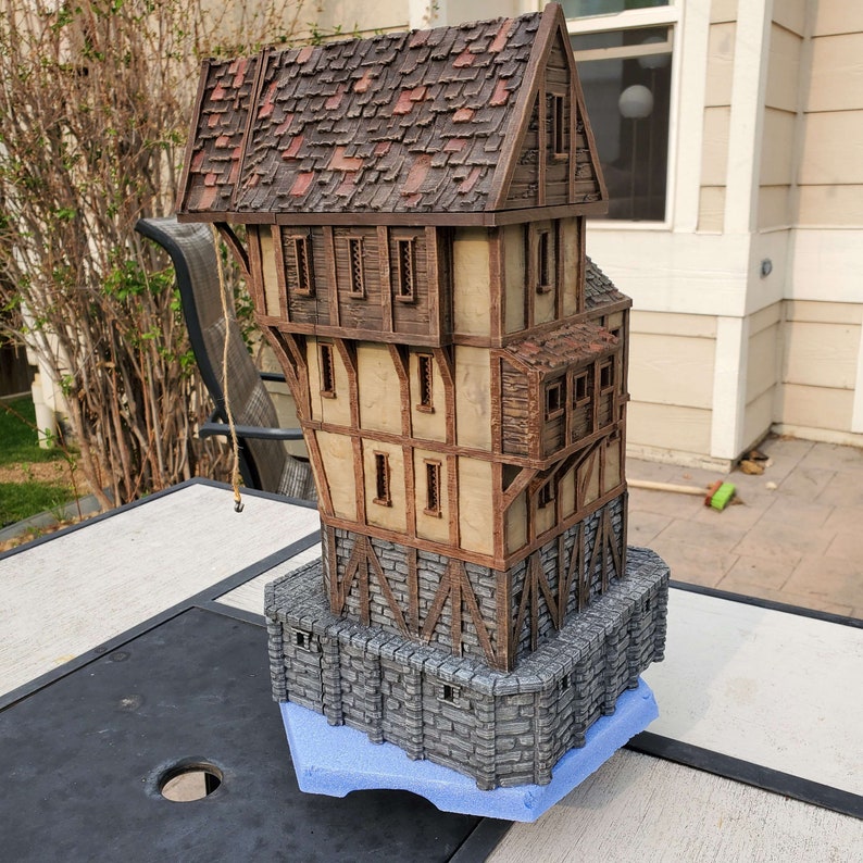 Seaside Warehouse 3D Print, Building Terrain, Tabletop Miniature, D&D ...