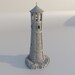 Medieval Lighthouse 3D Print, Building Terrain, 28mm, Port, Model ...
