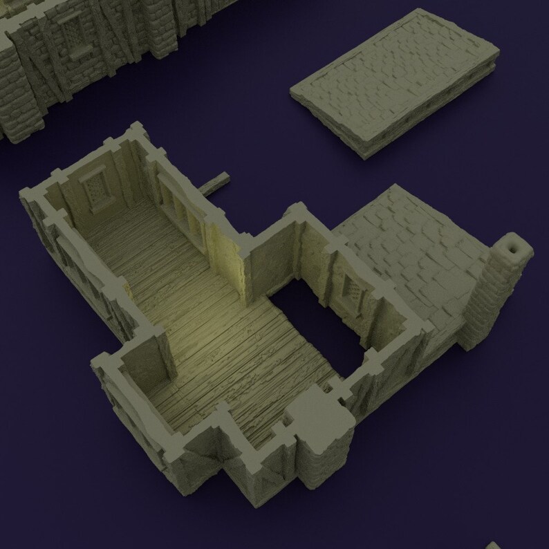 Medieval Bowyer 3D Print, Building Terrain, Tabletop Miniature, D&D Dnd ...
