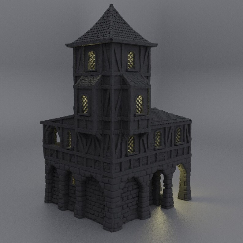 Village Prison 3D Print, Jail, Cell Block, Building Terrain, Tabletop ...