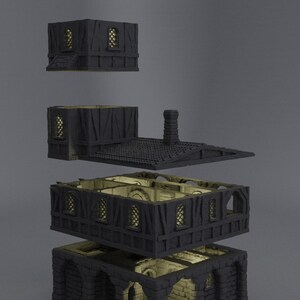 Village Prison 3D Print, Jail, Cell Block, Building Terrain, Tabletop ...