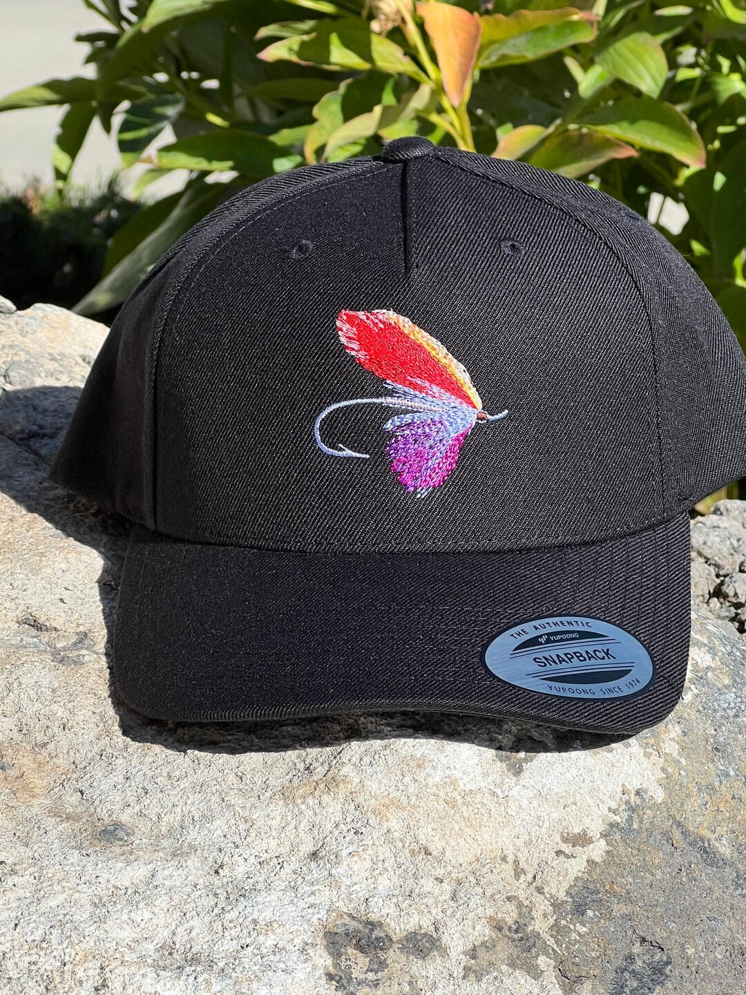 Fishing Fly Fish Hook Black Baseball Hat - Etsy