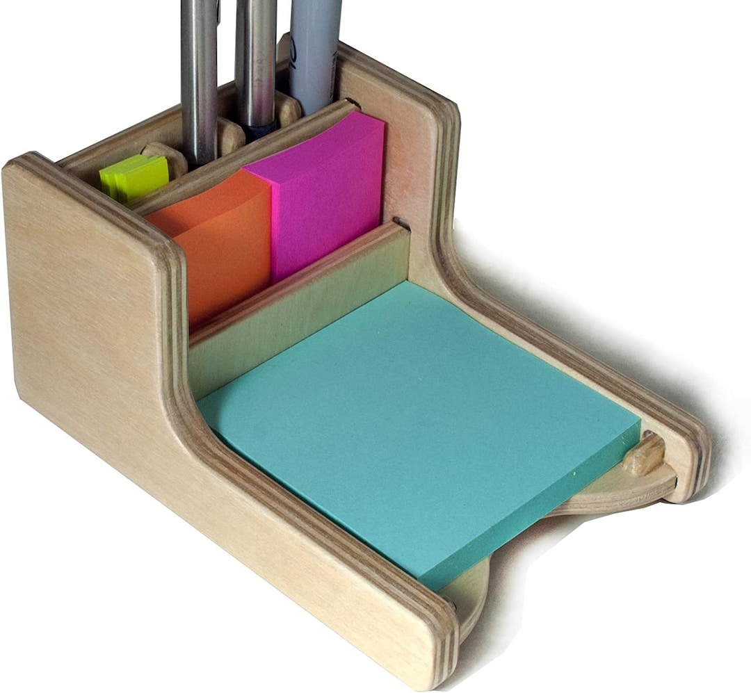 Pen and Sticky Notes Holder Plus Note Pads by Strictly Origamic - Etsy
