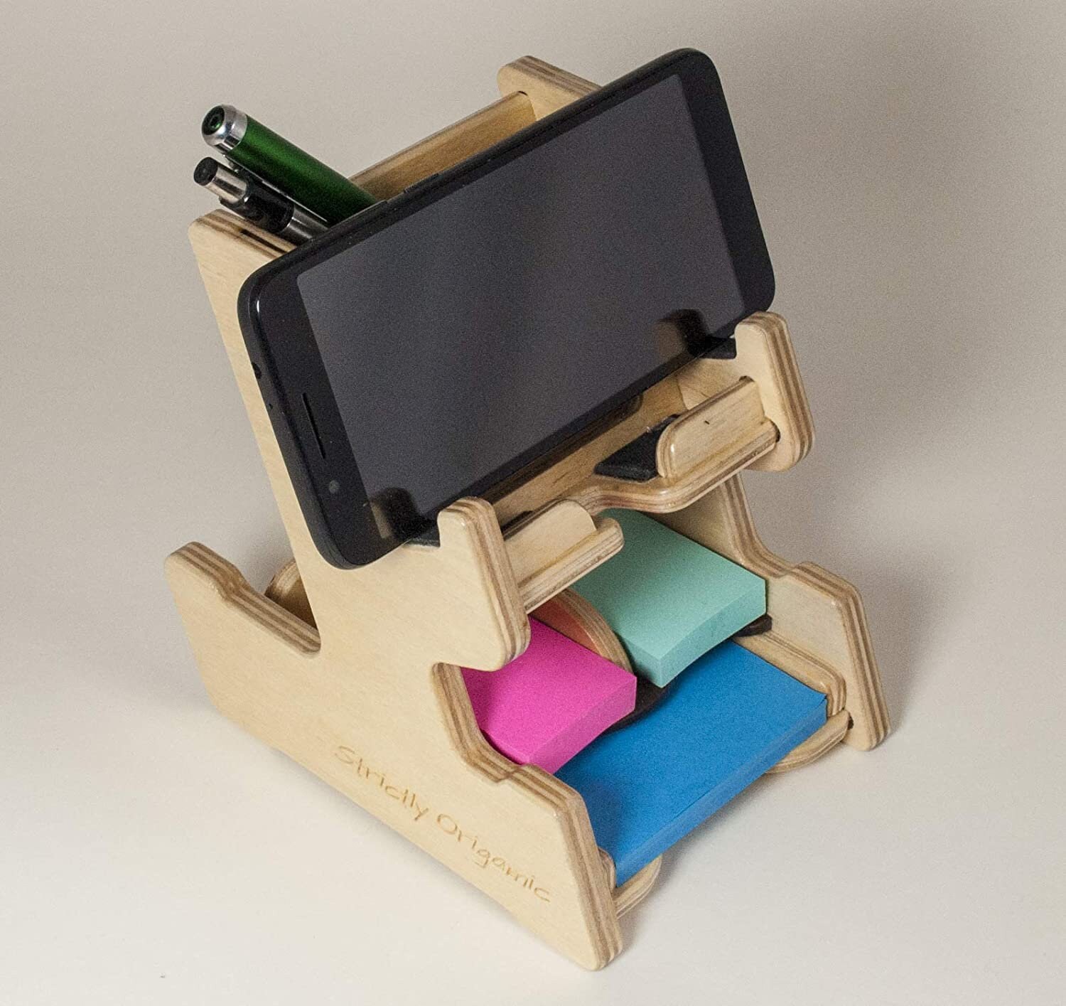 Cell Phone Stand Tablet Stand Pen Holder Sticky Notes - Etsy