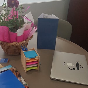 Sticky Notes Holder Pen Holder Sticky Notes 3x3 - Etsy