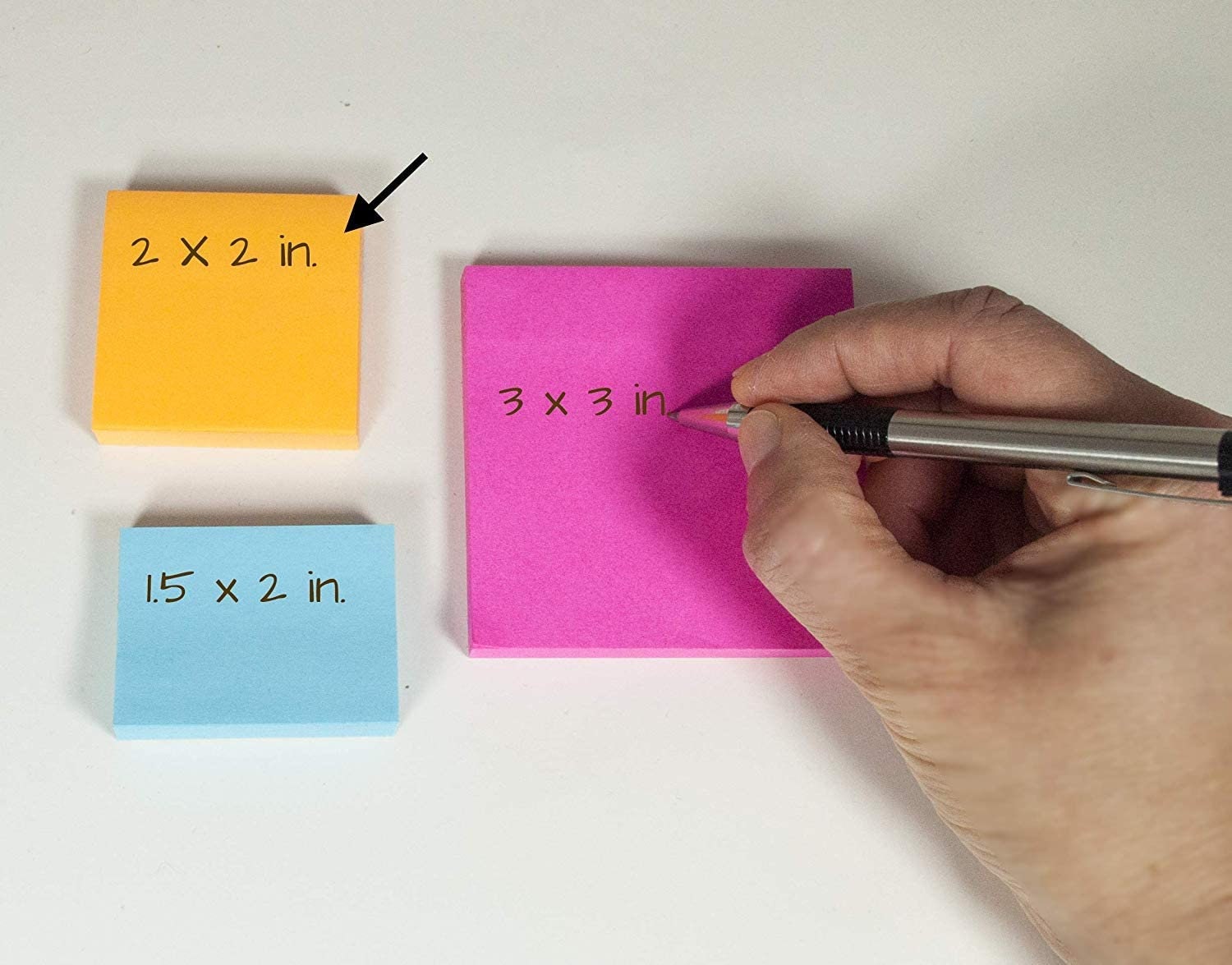 Sticky Notes Cube (2" X 2") and Pen Holder (includes Note Cube) by ...