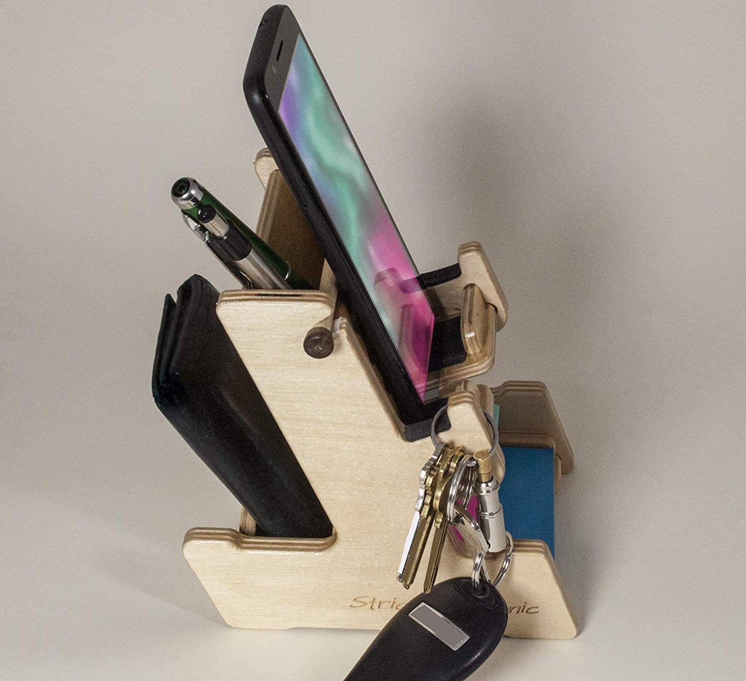 Cell Phone Stand Tablet Stand Pen Holder Sticky Notes - Etsy