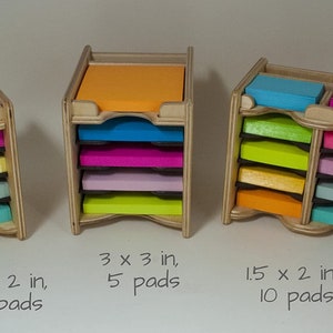 Sticky Notes Holder Pen Holder Sticky Notes 3x3 - Etsy