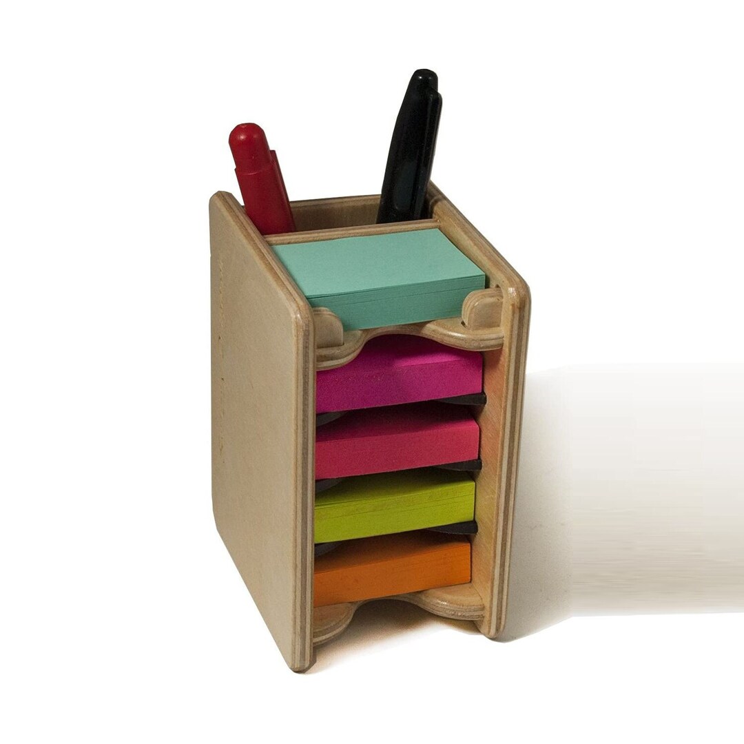Mini Sticky Notes Pad (1.5 X 2 In.) and Pen Holder/organizer by ...