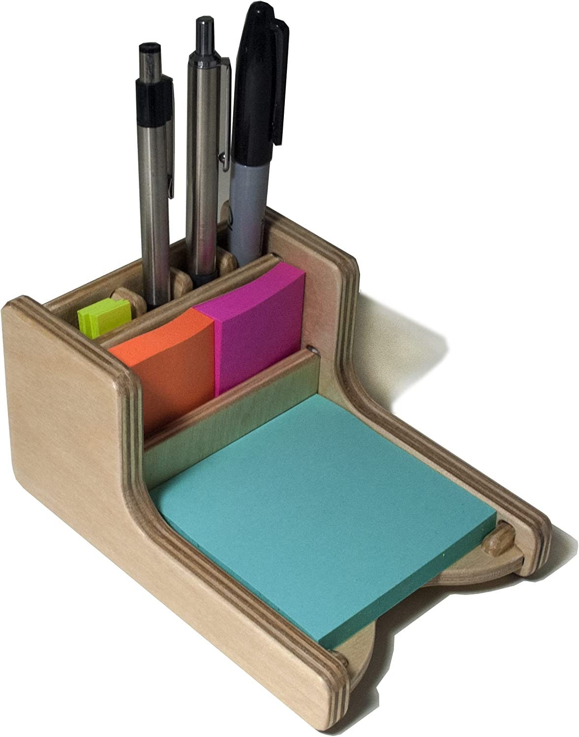 Pen and Sticky Notes Holder Plus Note Pads by Strictly Origamic - Etsy