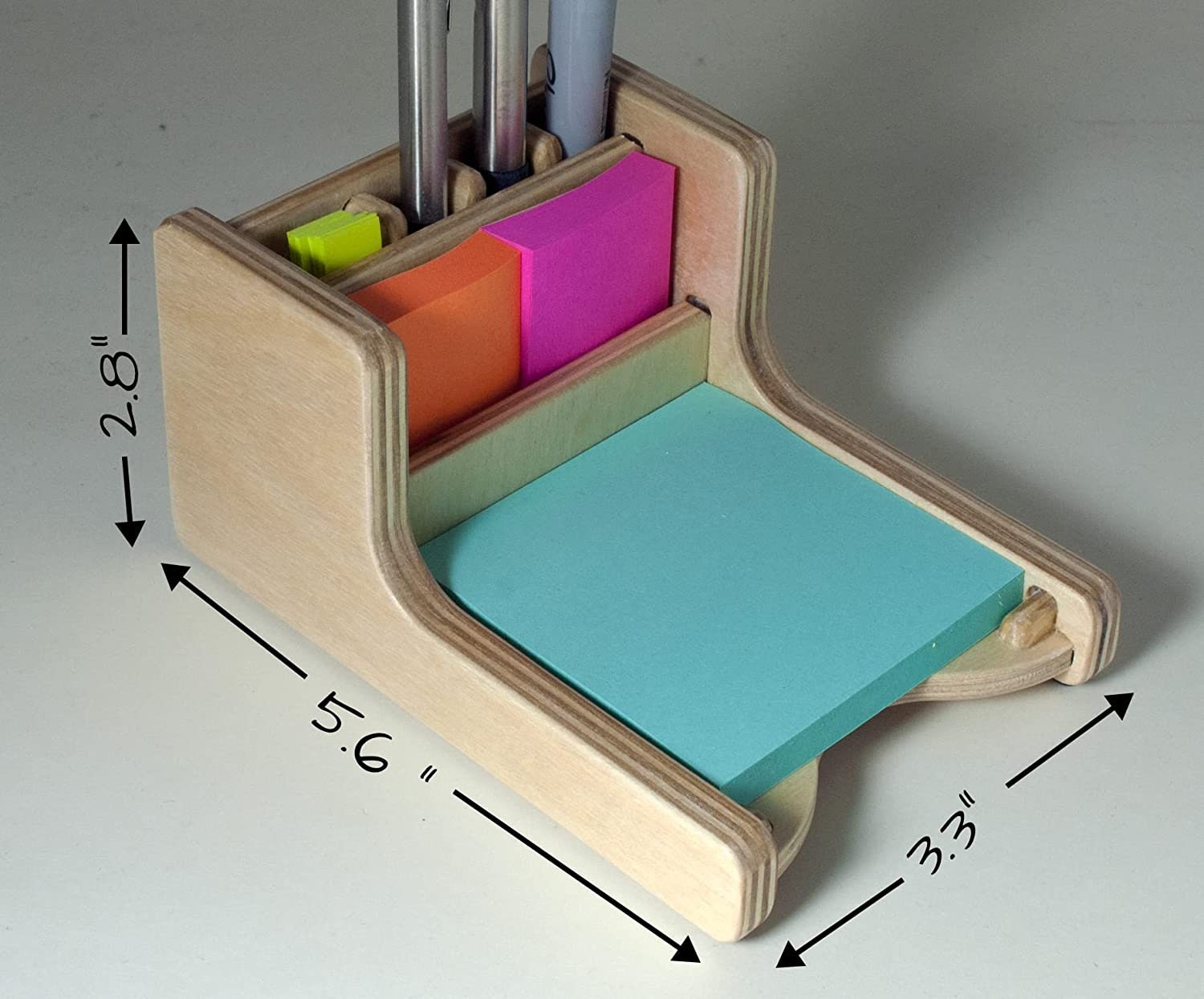 Pen and Sticky Notes Holder Plus Note Pads by Strictly Origamic - Etsy