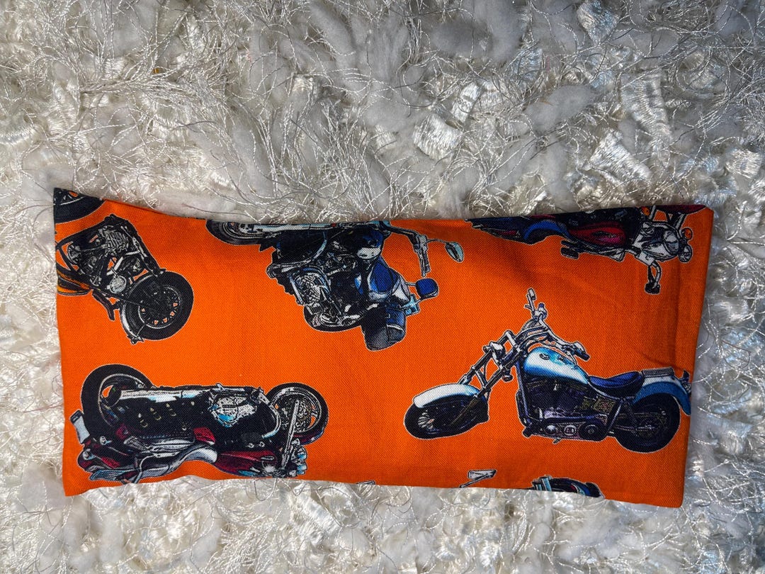 Motorcycle Cruiser Eye Pillow With Removable Cover Filled With Lavender ...