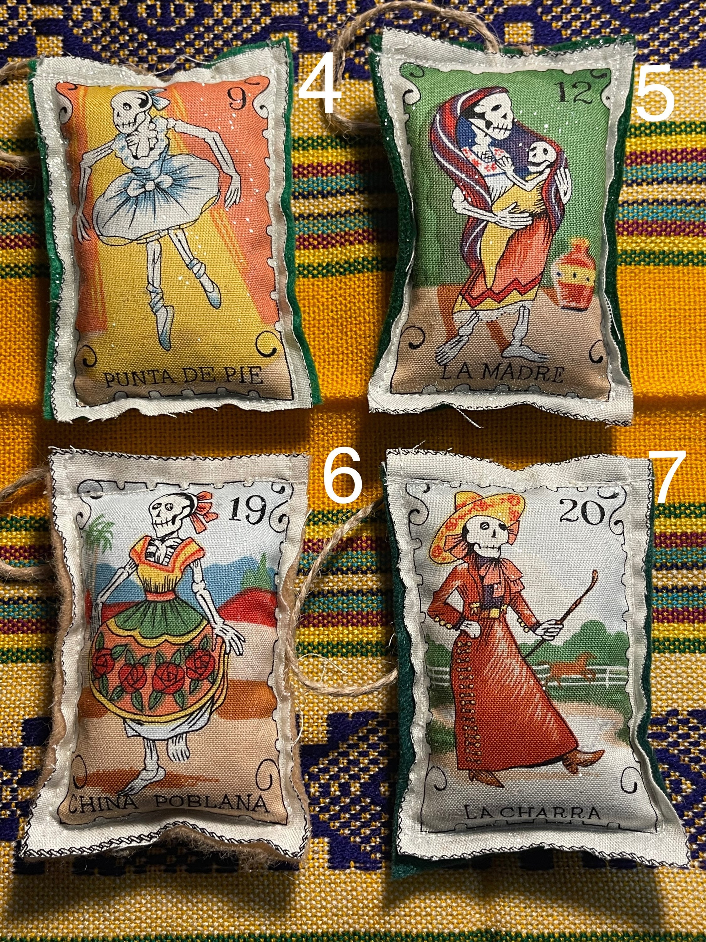 Scented Loteria Sachets Female - Etsy