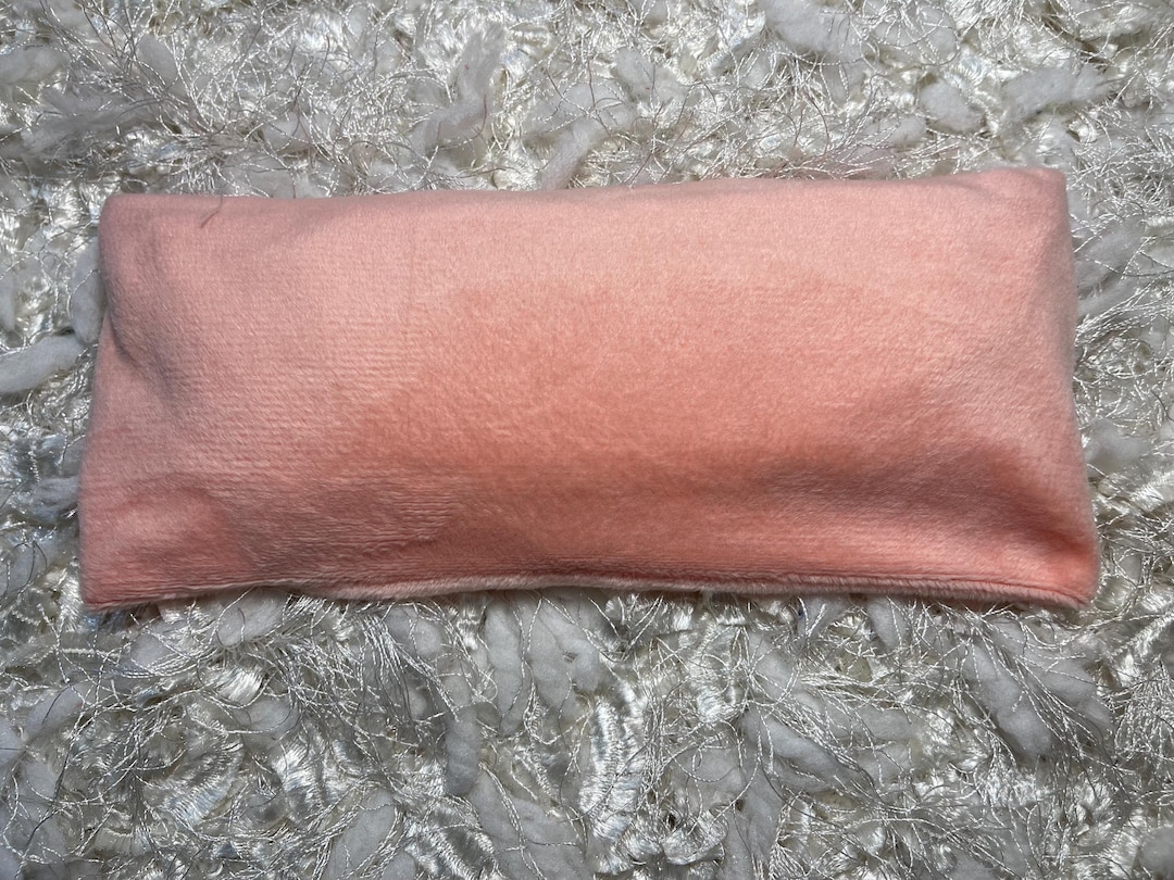 Pink Fuzzy Yoga Eye Pillow Lavender/flaxseed - Etsy