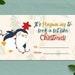 Penguins Printable Christmas Penguin Gift Tag Bundle 3.5 X - Etsy