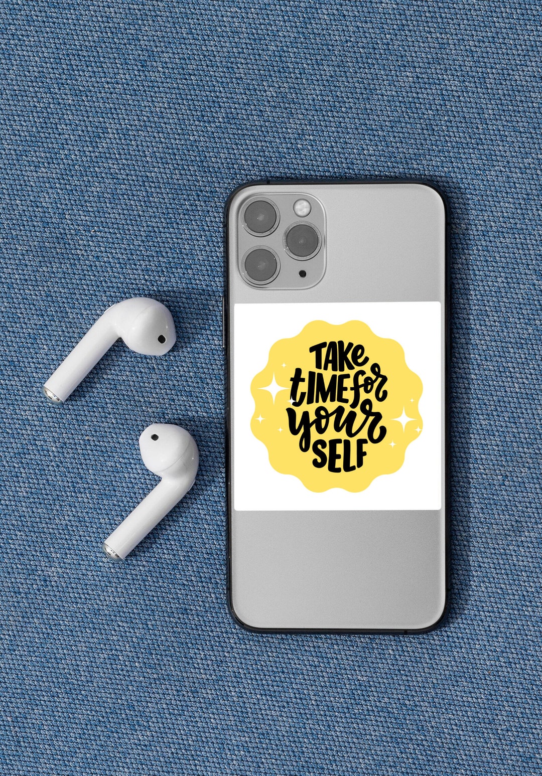 Printable Positive Vibes Sticker, Self Acclamation Sticker Digital ...