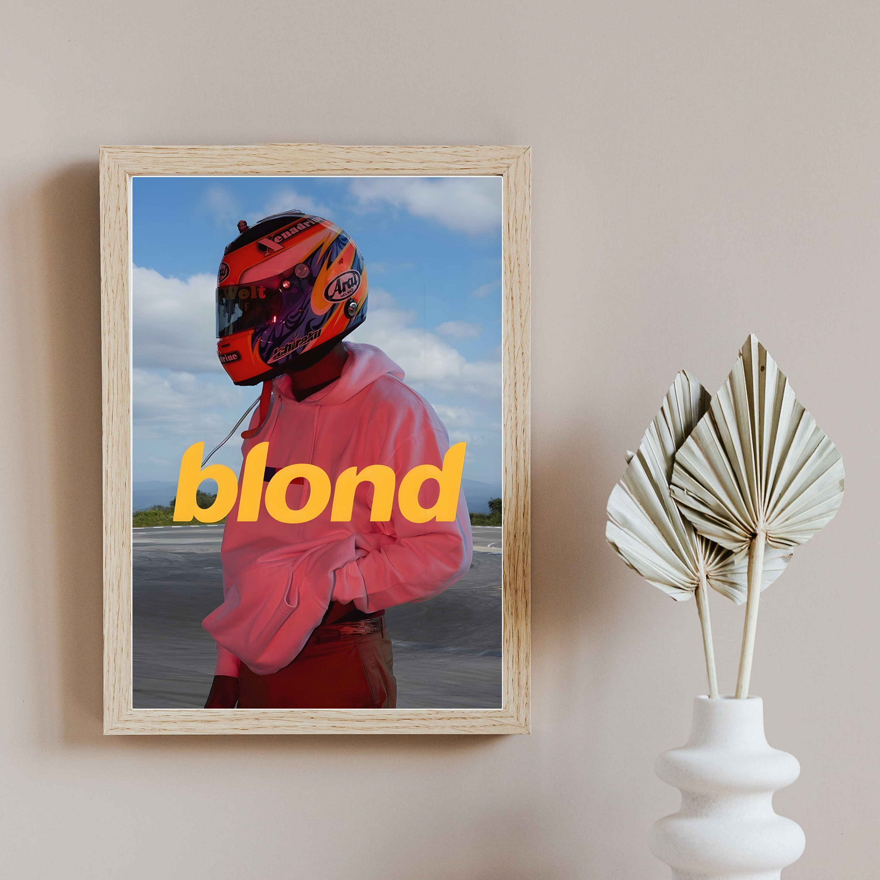 Frank Ocean Blonde Poster High Quality Blonde Album Poster Wall Decor ...