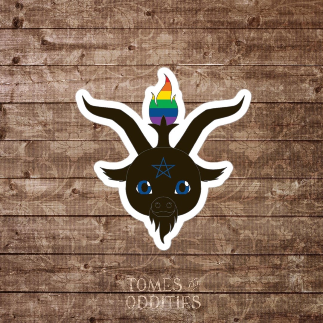 Pride Baphomet Sticker - Etsy
