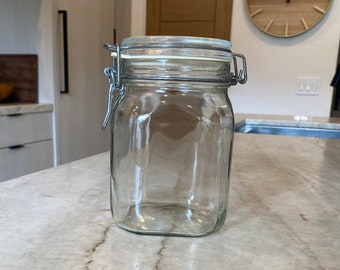 Italian Made Glass Jar - Etsy