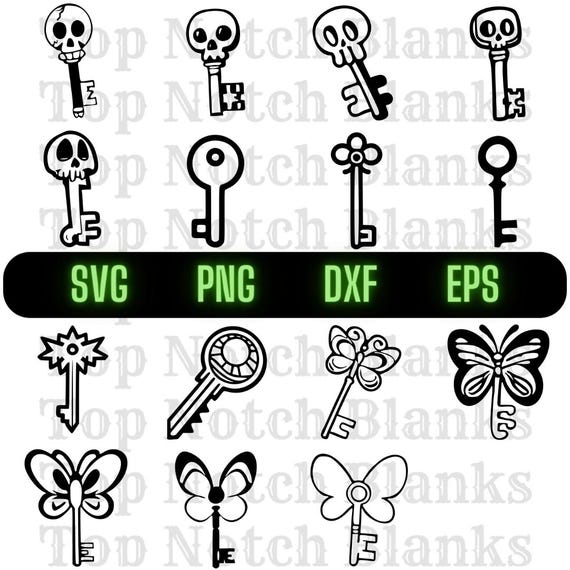 Skeleton Key Vector