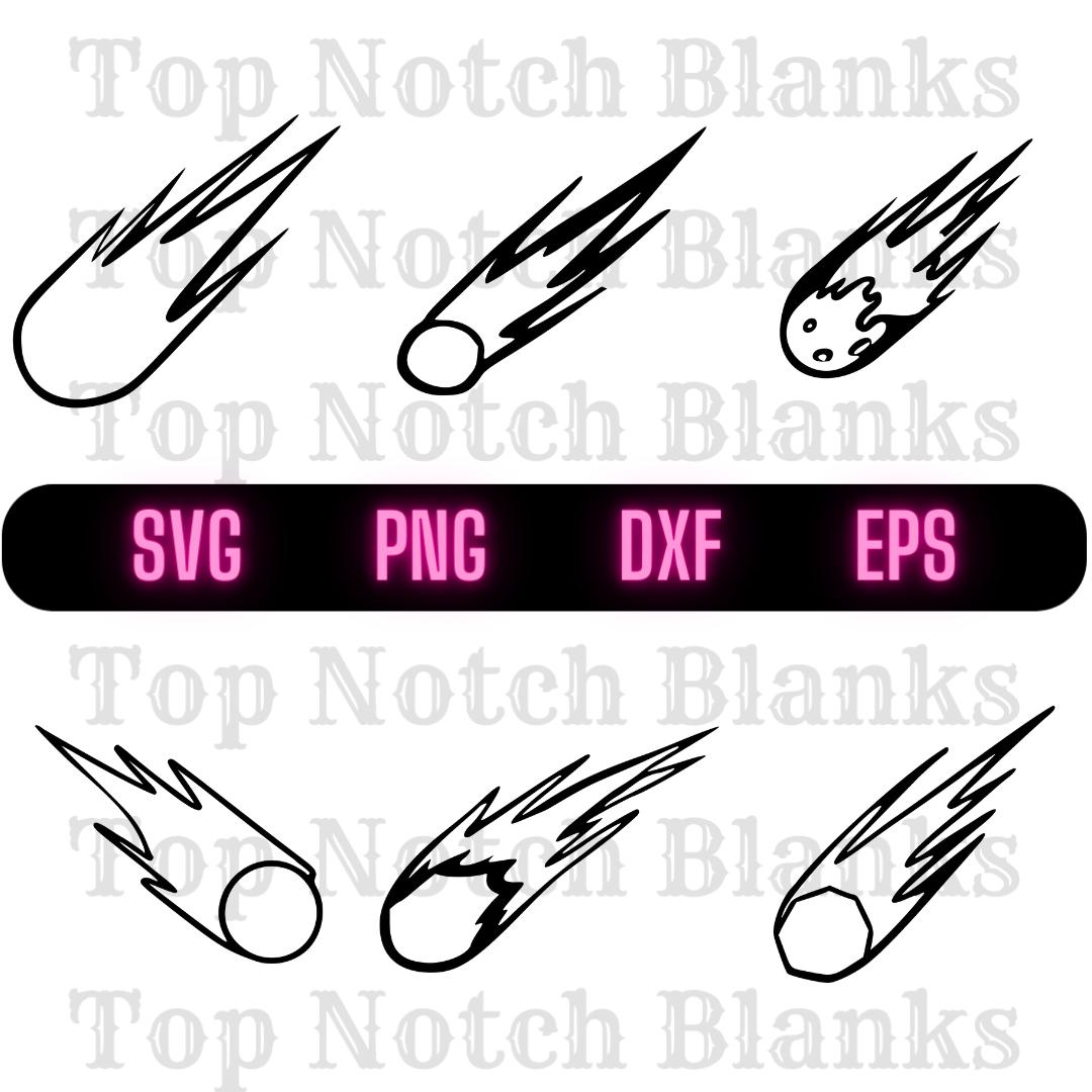 Meteor Svg Meteor Png Meteor Clipart Meteor Vector Bundle Pack ...