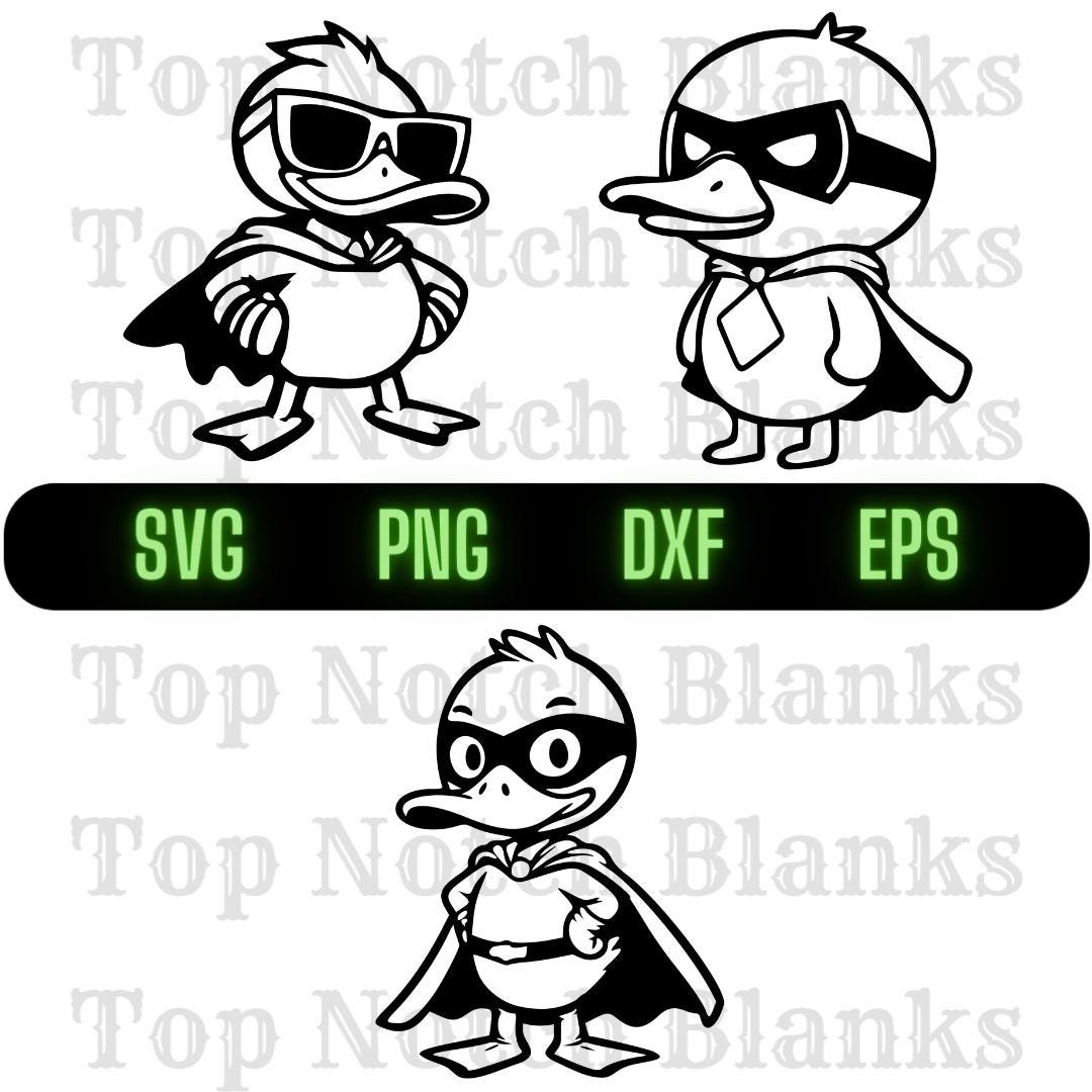 Superhero Duck Svg Duck Hero Png Super Duck Clipart Hero Duck Vector ...