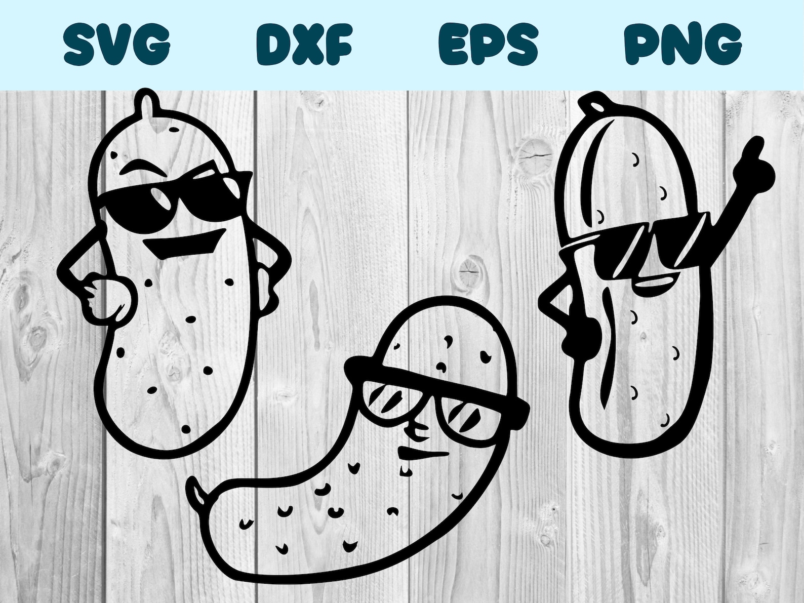 Pickle With Glasses Svg Pickle With Sunglasses Png Pickle - Etsy