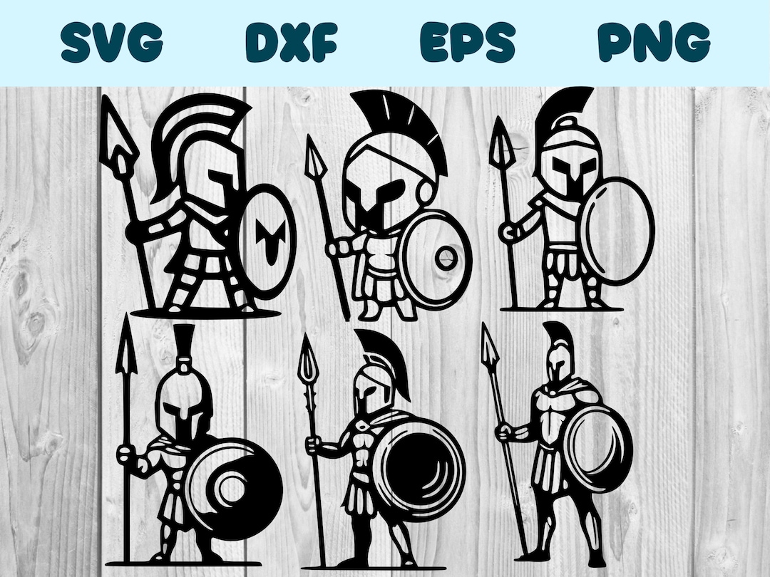 Spartan Svg Spartan Warrior Png Spartan Soldier Clipart Spartan Icon ...