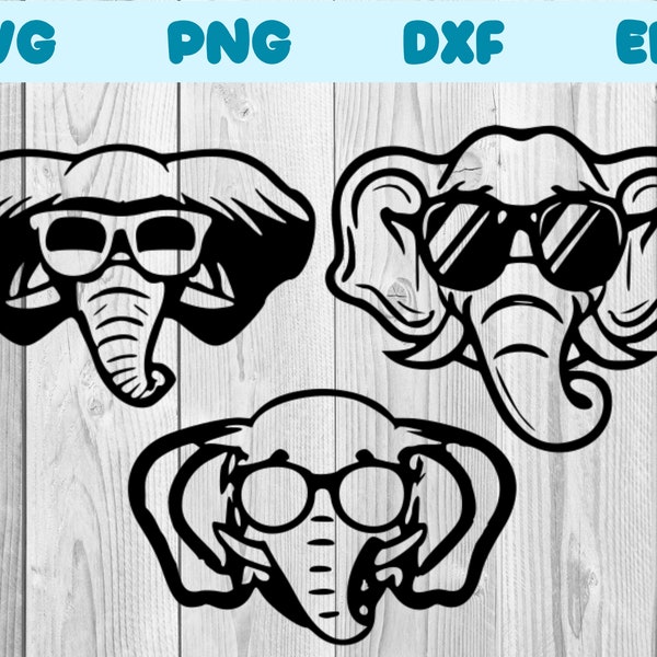Elephant Glasses - Etsy