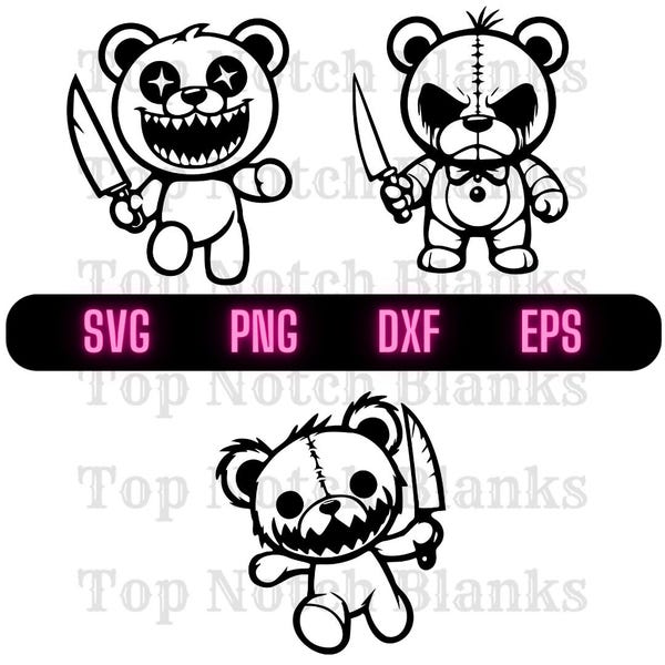 Teddy Bear Svg - Etsy