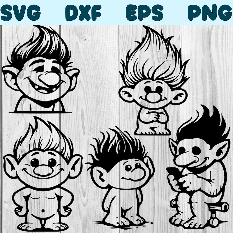 Troll Svg - Etsy