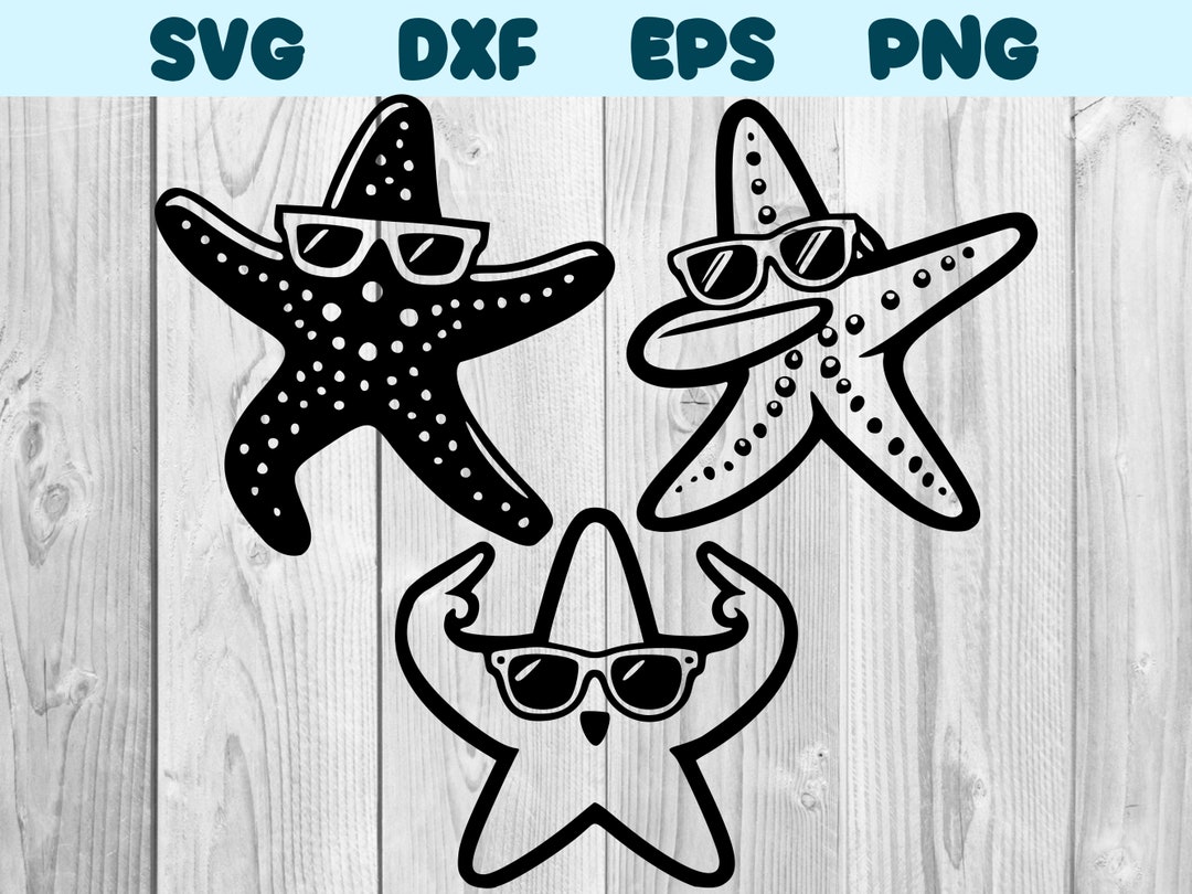 Starfish Dancing With Sunglasses Svg Starfish Dance Png Dancing ...