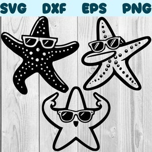 Starfish Dancing With Sunglasses Svg Starfish Dance Png Dancing ...