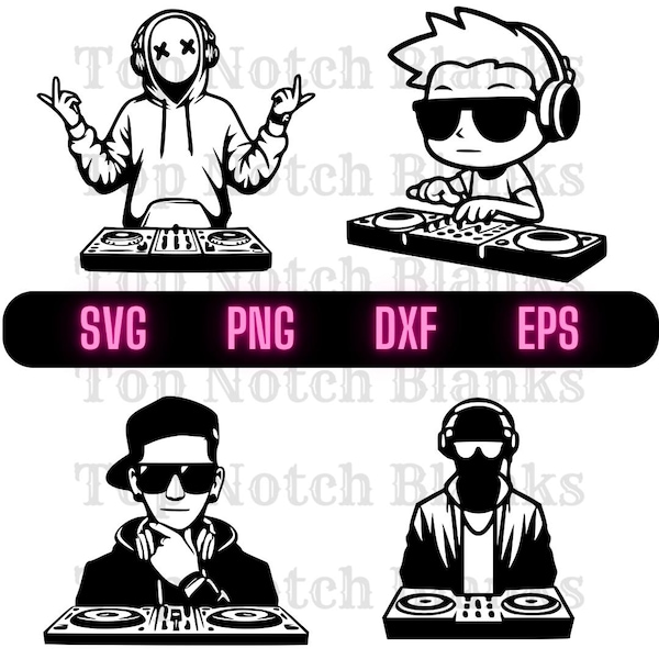 Dj Svg - Etsy