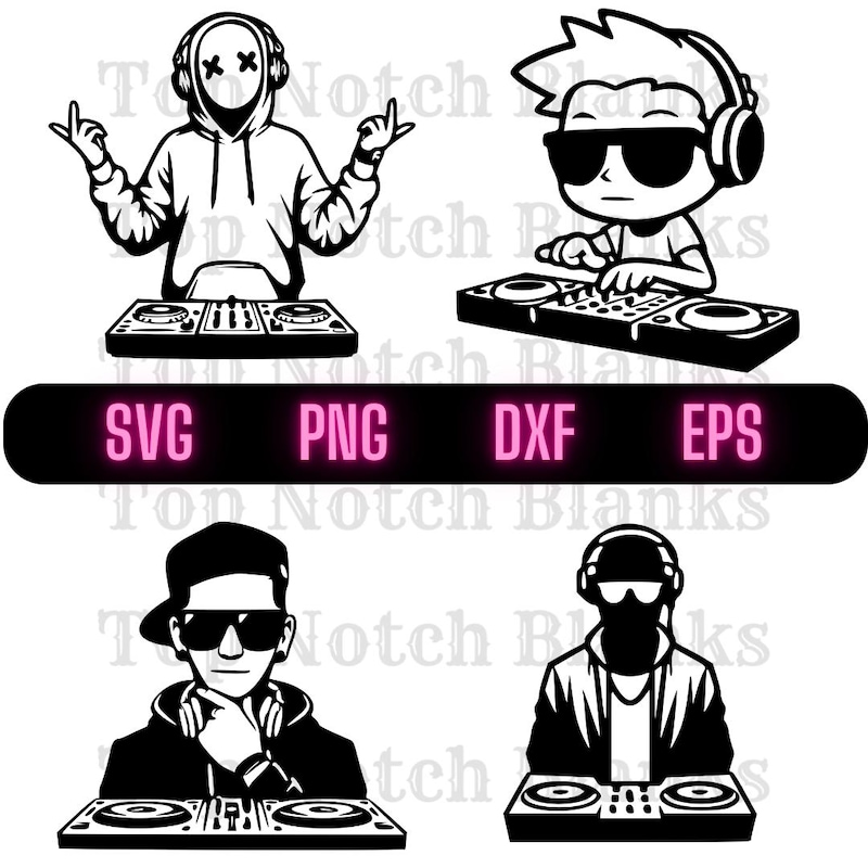 Dj Svg - Etsy
