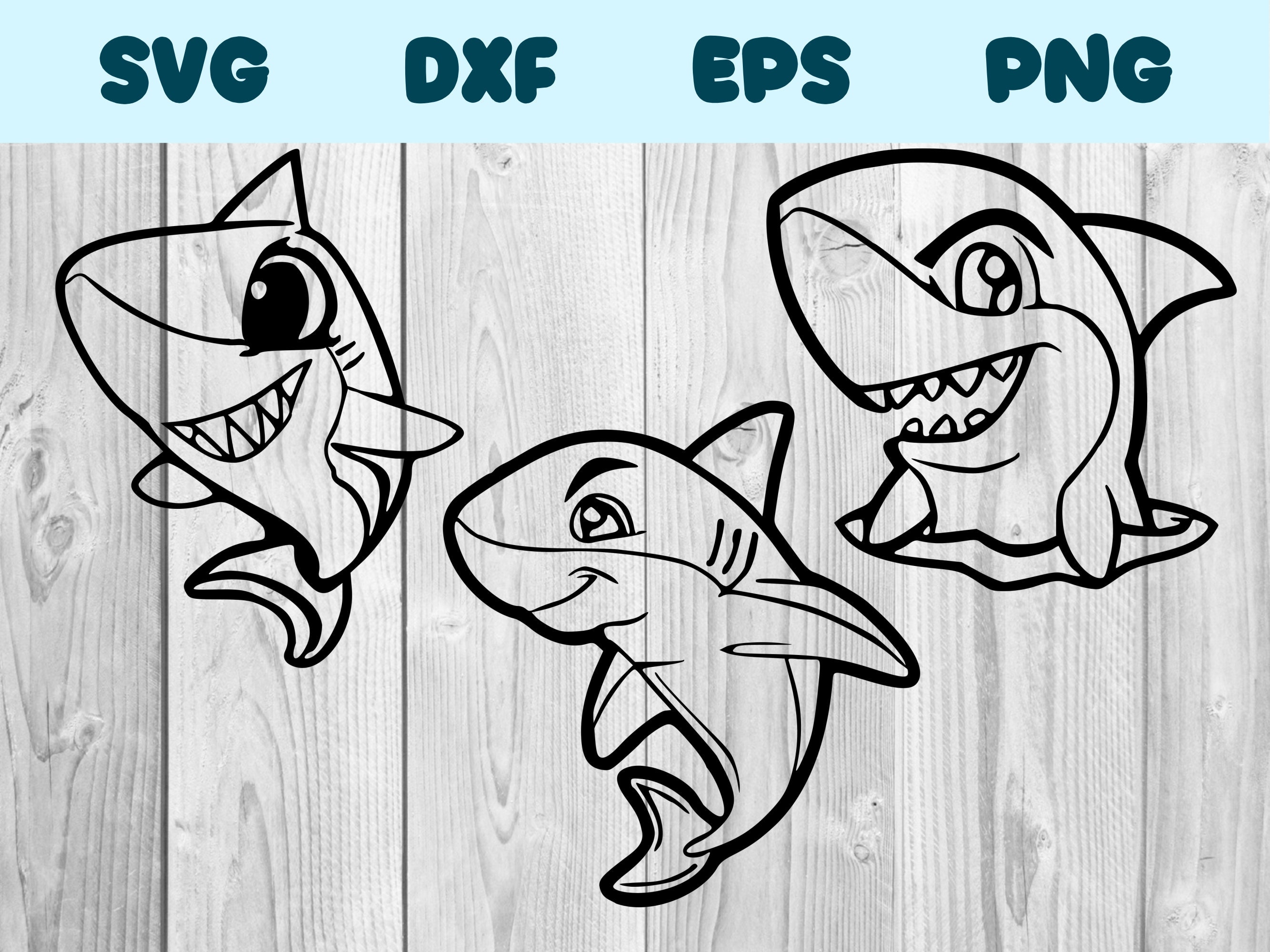 Baby Shark Svg Baby Shark Png Baby Shark Clipart Baby Shark - Etsy México