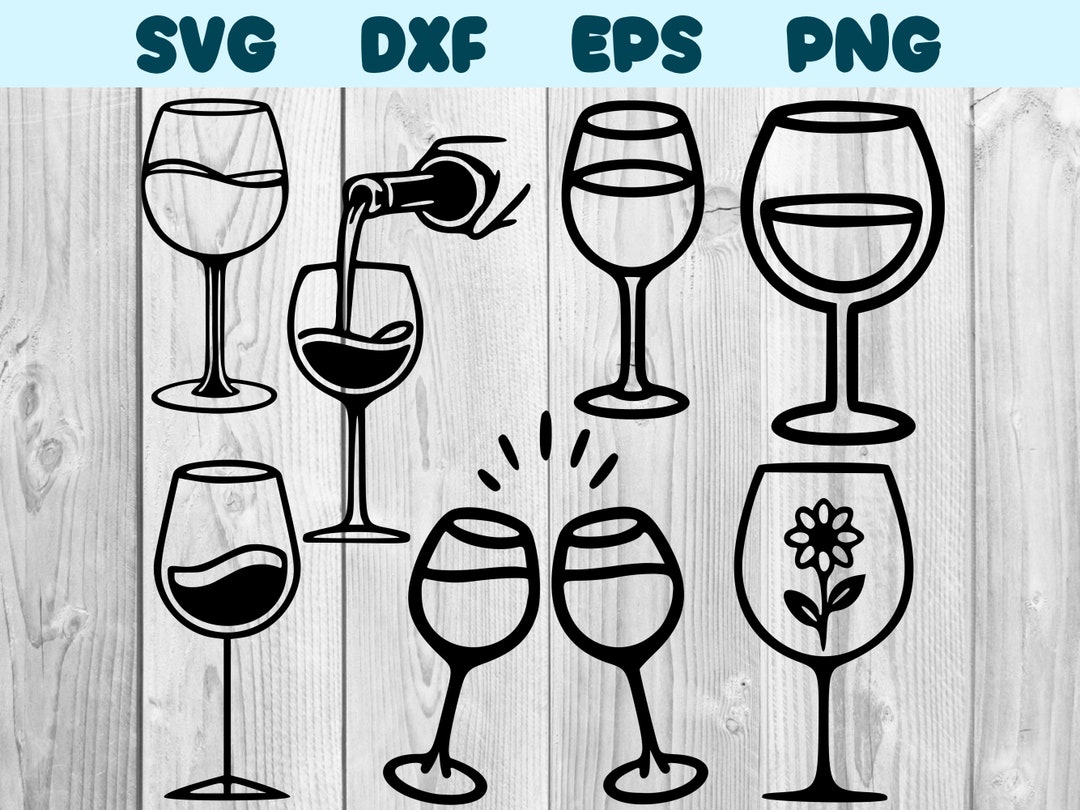 Wine Glass Svg Cool Wine Glass Png Wine Glass Clipart Cheers Wine Glass ...