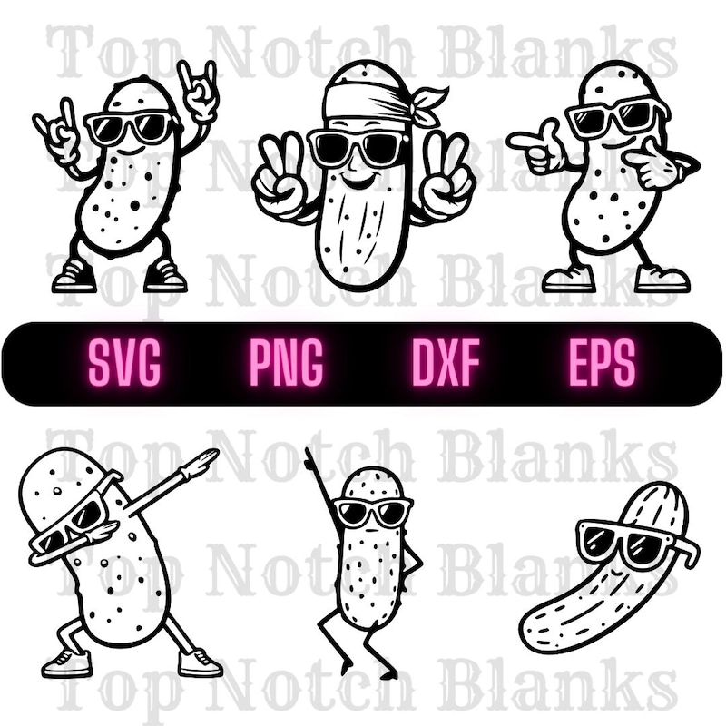 Pickles Dancing Svg - Etsy