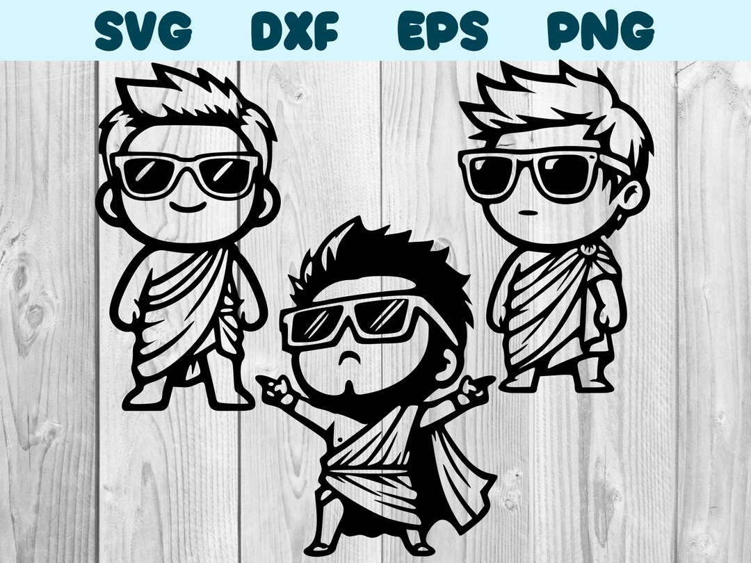 Toga Bro Wearing Sunglasses Svg Toga Png Guy in A Toga Clipart Toga Guy ...