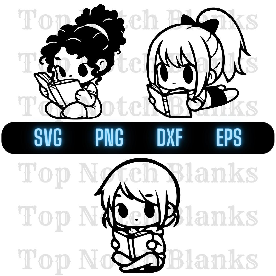 Reading Girl Svg Girl Reading Png Girl Reading Clipart Reading Female ...