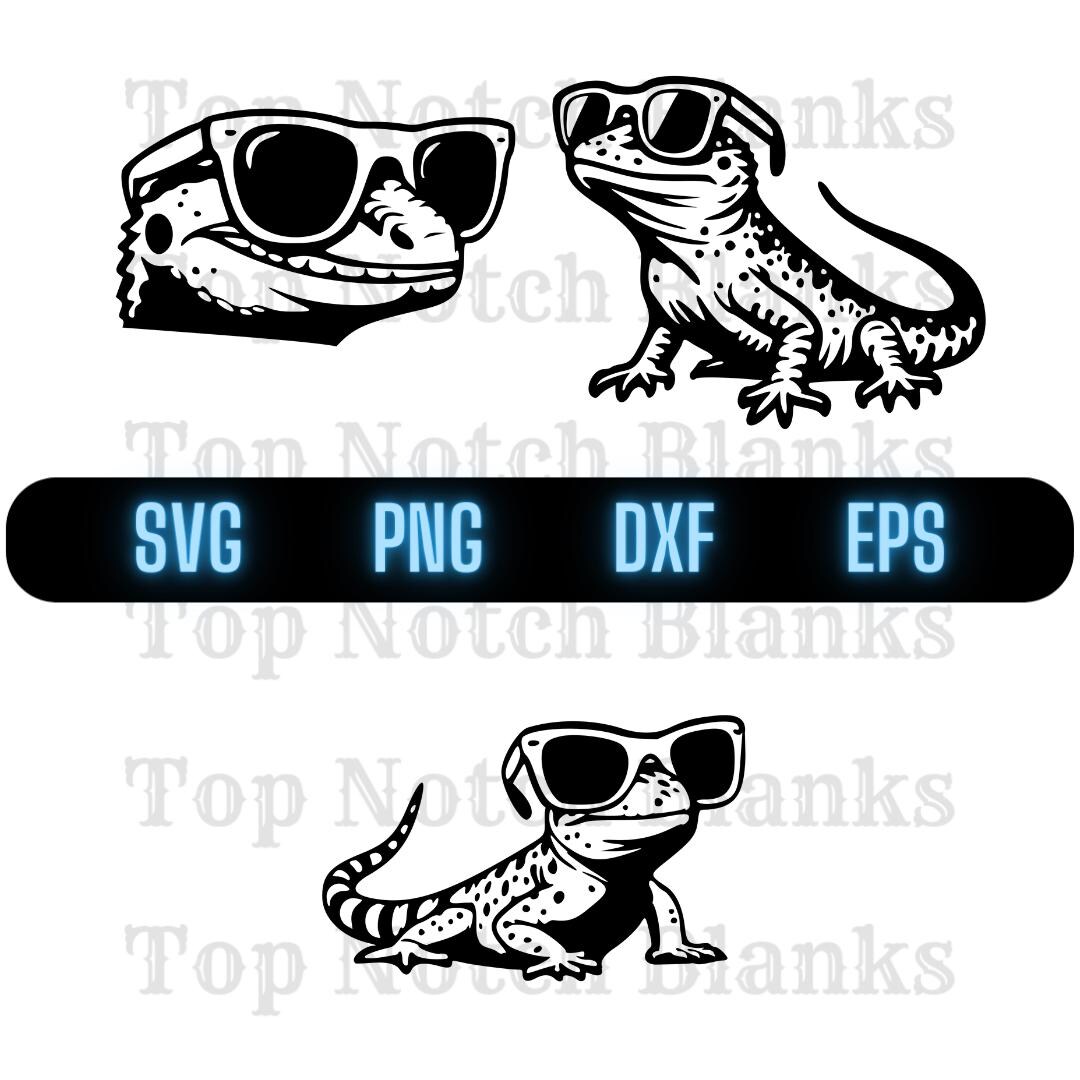 Lizard Wearing Sunglasses Svg Lizard With Sunglasses Png Lizard Clipart ...