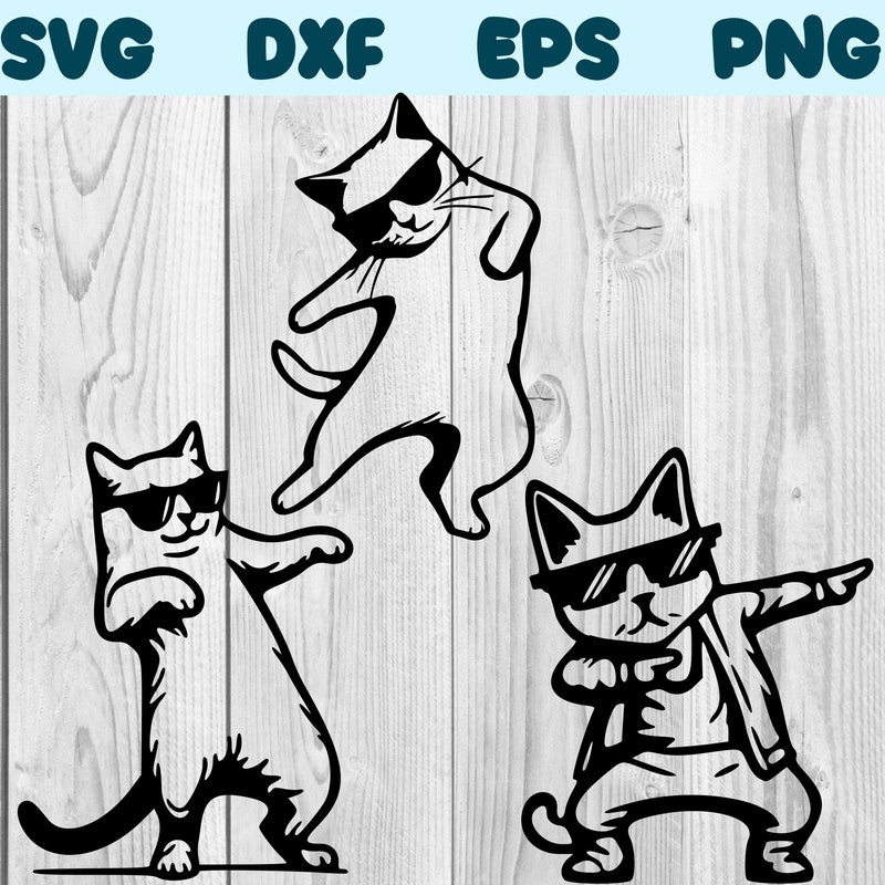 Dancing Cat - Etsy