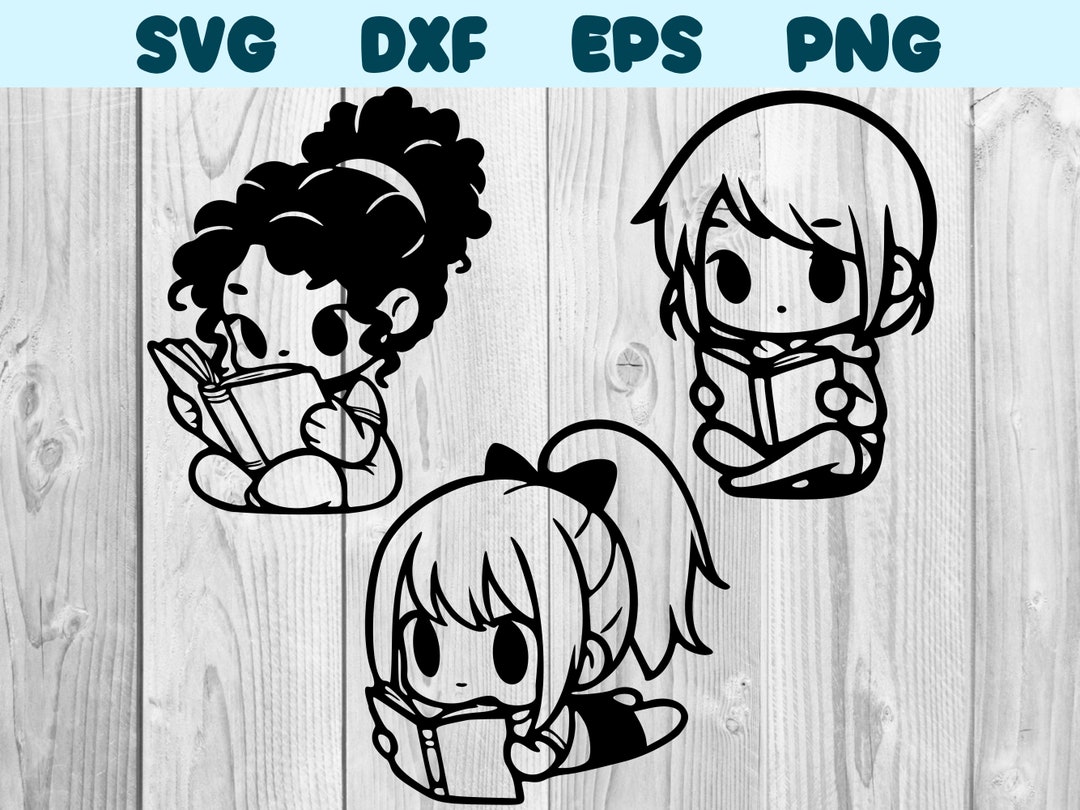 Reading Girl Svg Girl Reading Png Girl Reading Clipart Reading Female ...